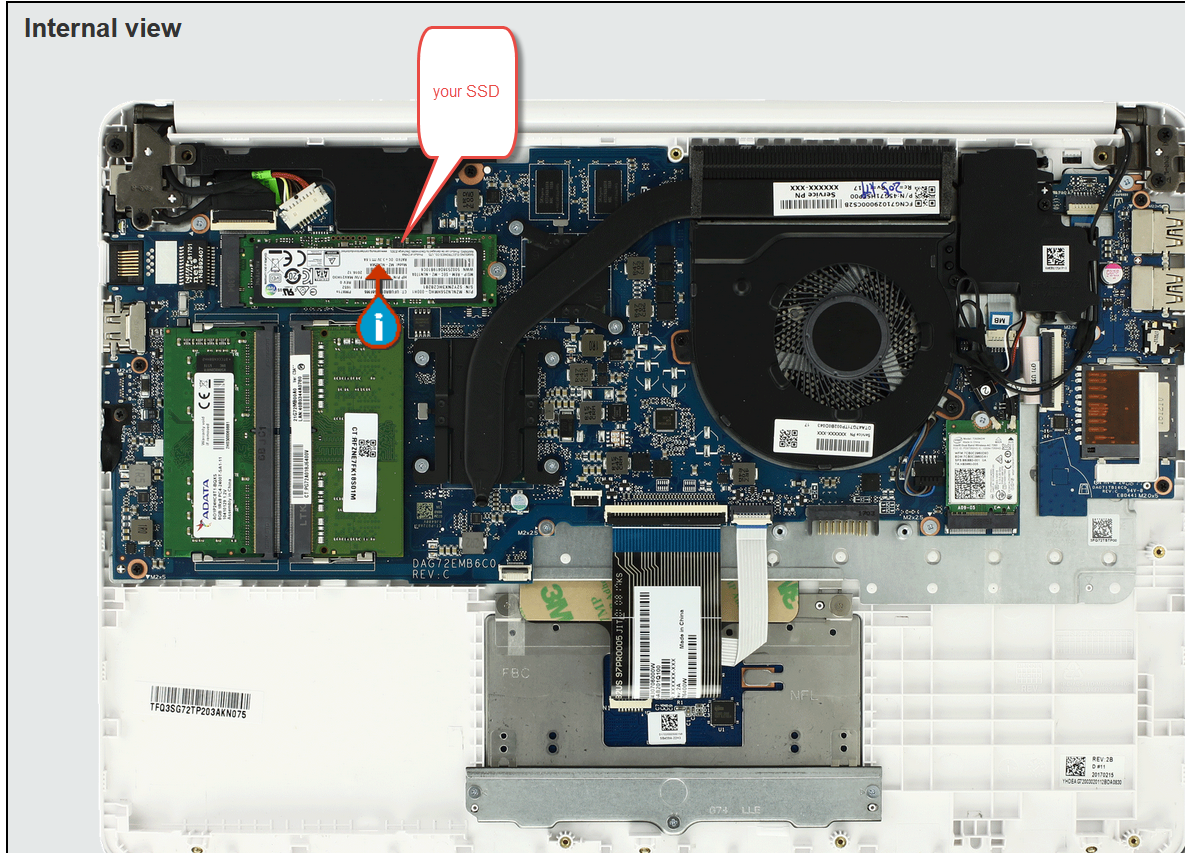 Upgrading SSD chip to SSD drive - HP Support Community - 7287285