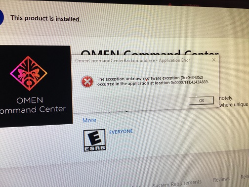 Omen command center issue - HP Support Community - 7288217
