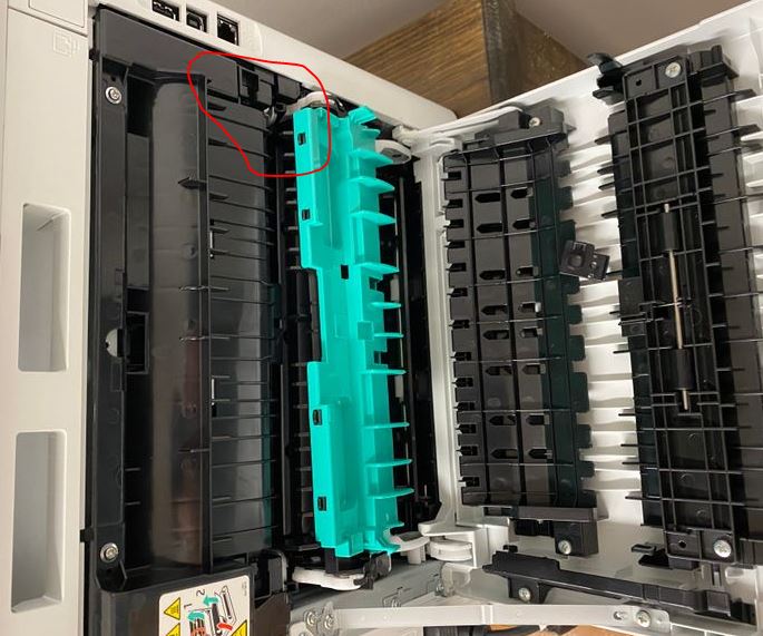 Laser Jet map m479fdw rear door - HP Support Community - 7292470