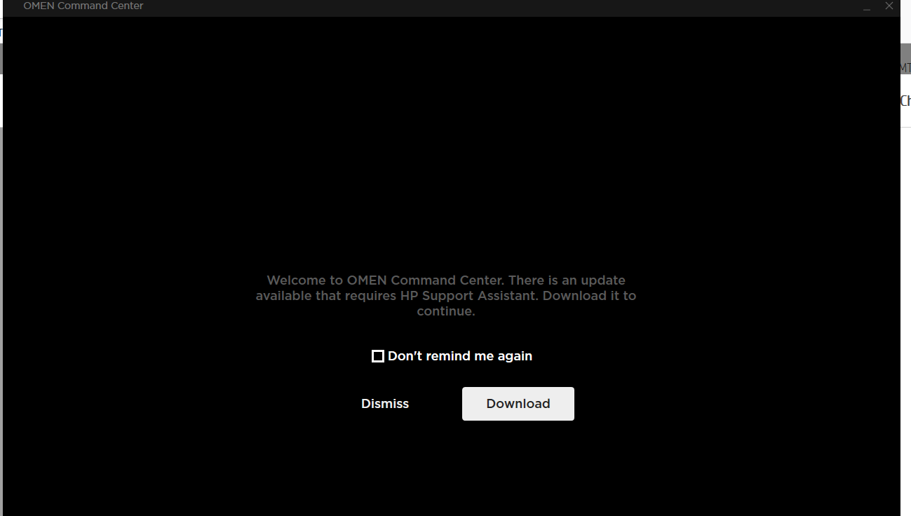 omen command center not recognizing HP support assistant - HP Support ...