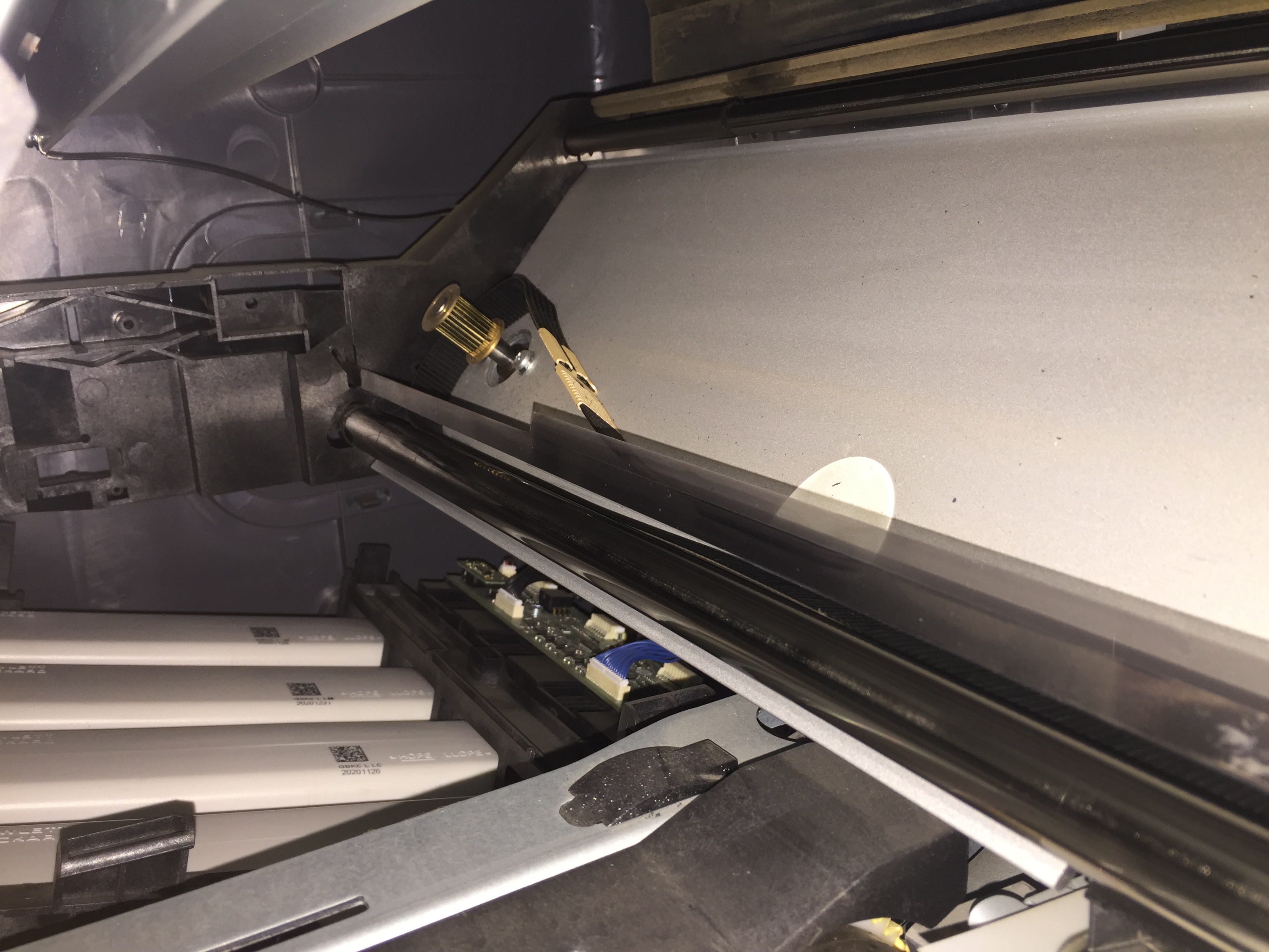 Solved: Printer Latex 310 - The carriage belt is disconnected from t ...