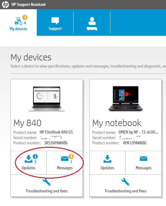 Critical Support Alerts - HP Support Community - 7307081