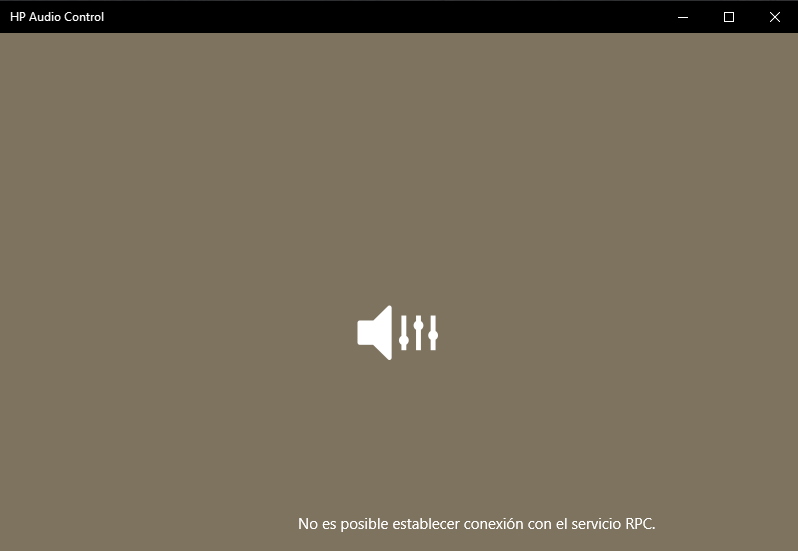 Solved: Unable to connect to RPC service, OMEN Audio Control - HP ... Solved: Unable to connect to RPC service, OMEN Audio Control - HP ...