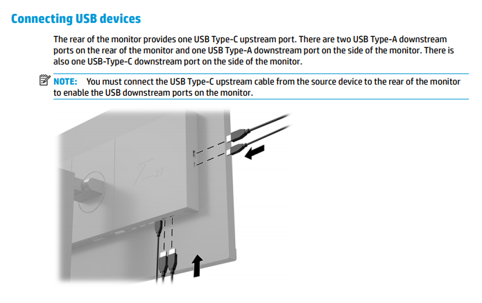 Solved: Problems with USB connection on Display Z24n g2 - HP Support ...