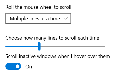 Mouse scroll setting doesn't change trackpad scrolling - HP Support ...