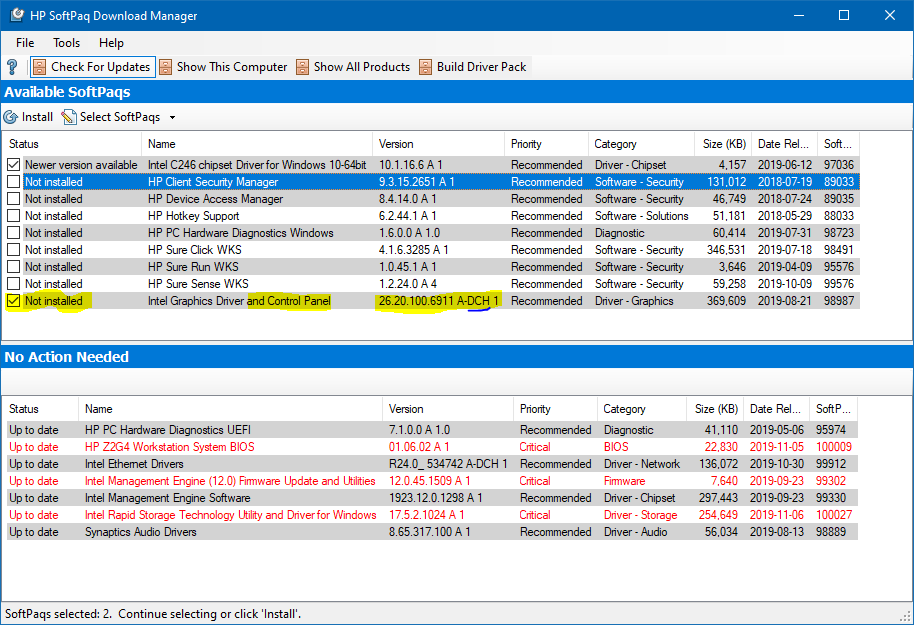 HP Image Assistant update - HP Support Community - 7312151