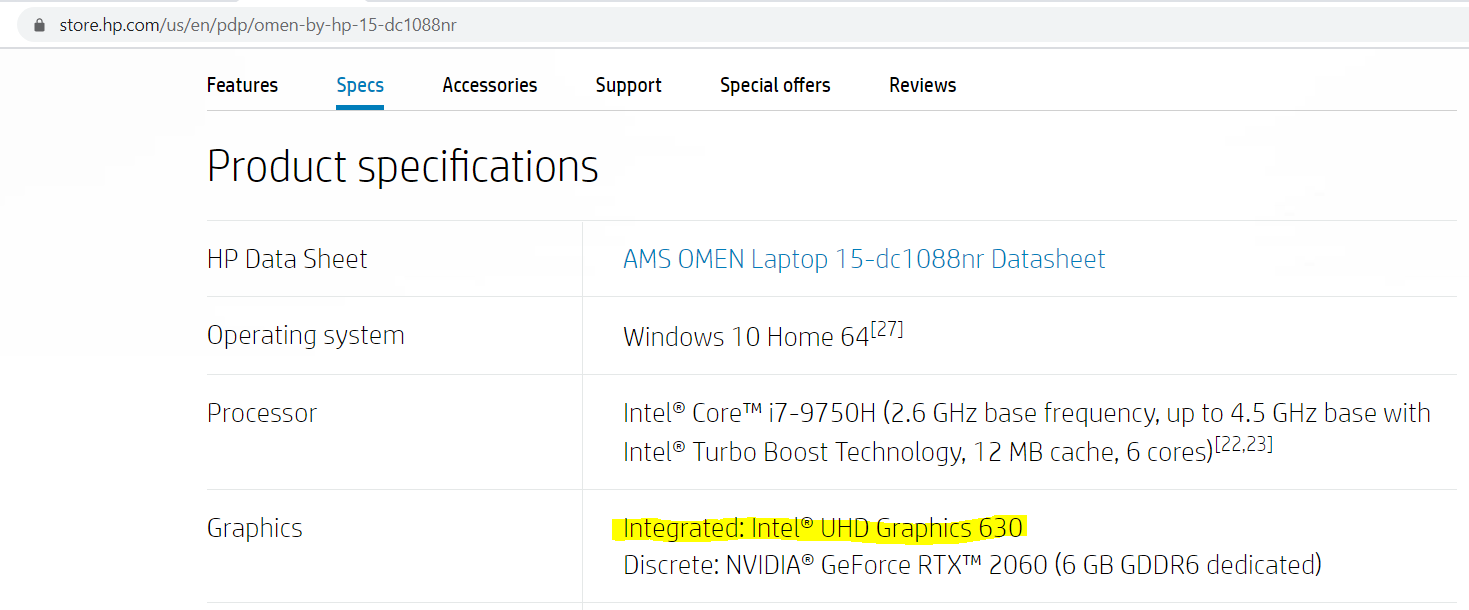 Solved: Integrated Graphics Not found - HP Support Community - 7348530