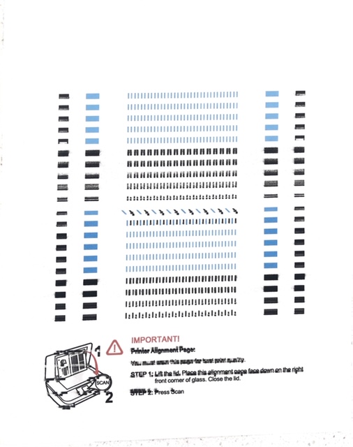 I am able to print but alignment is off and won't allow me t... - HP ...