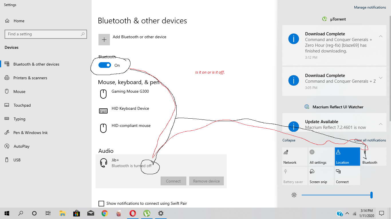 blueTooth BUg - HP Support Community - 7371516