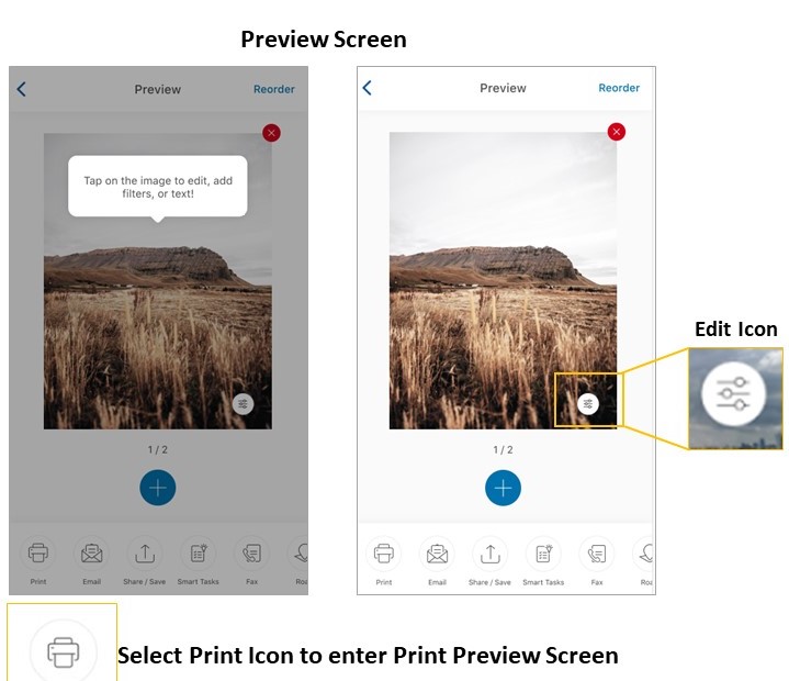 HP Smart iOS Photo and Document Printing - HP Support Community - 7374705