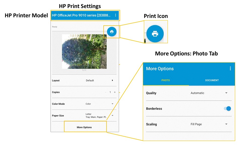 HP Smart Android Photo and Document Printing - HP Support Community ...