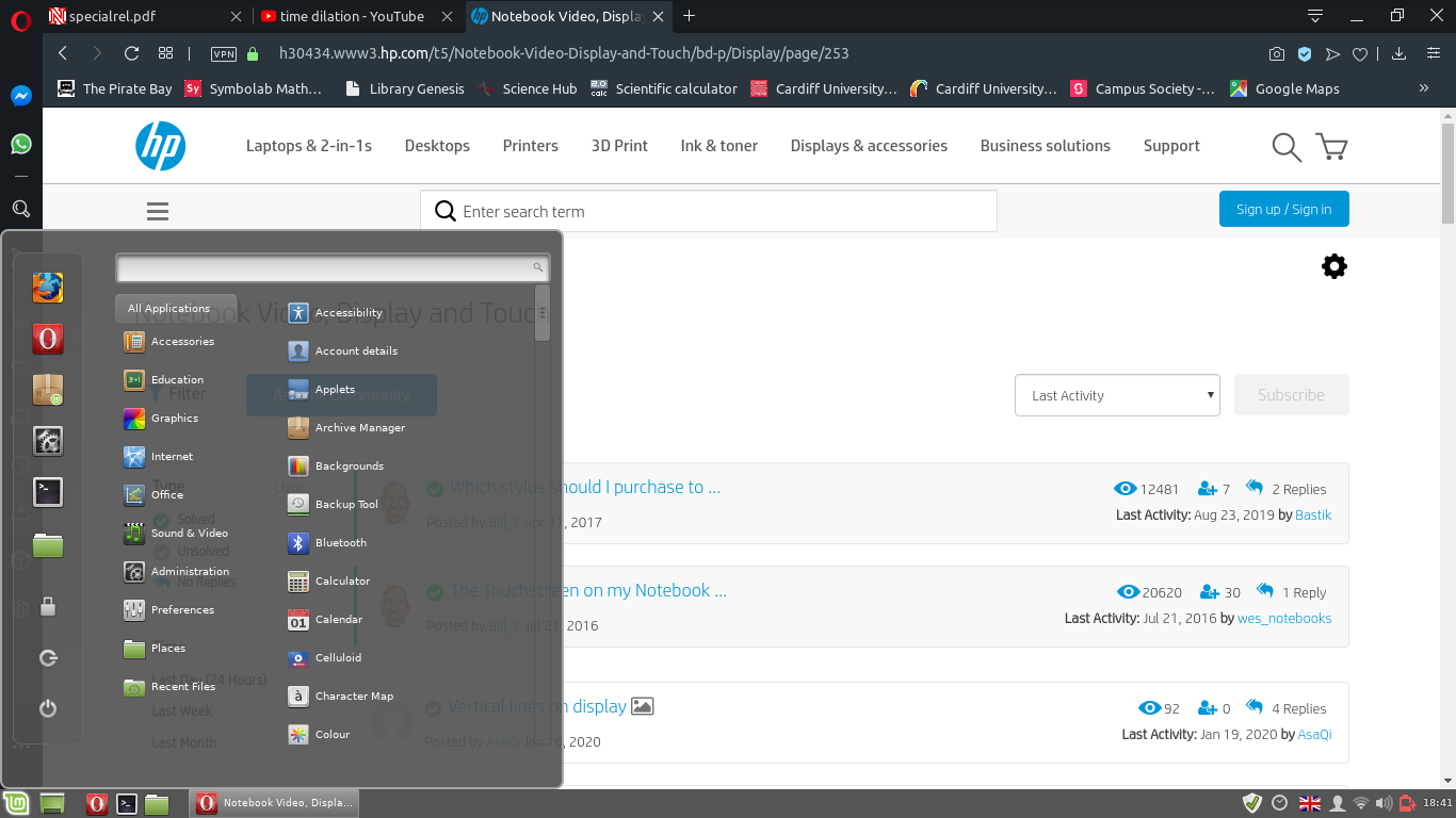 Display is enlarged at the highest resolution. - HP Support Community ...