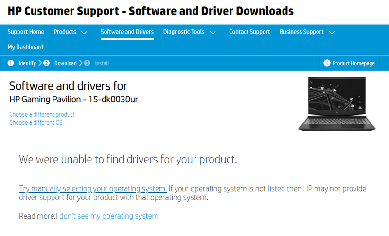 Solved: Unable to download drivers and utilities from HP website. - HP ...