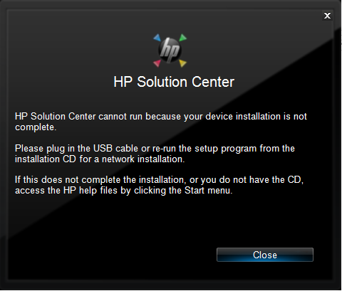 Unable to reinstall HP Solution Center - HP Support Community - 7444810