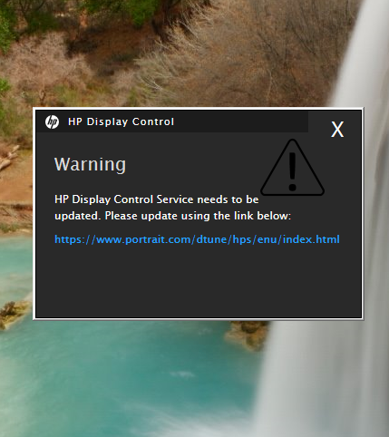 Solved: HP Display Control Warning! - HP Support Community - 7445995