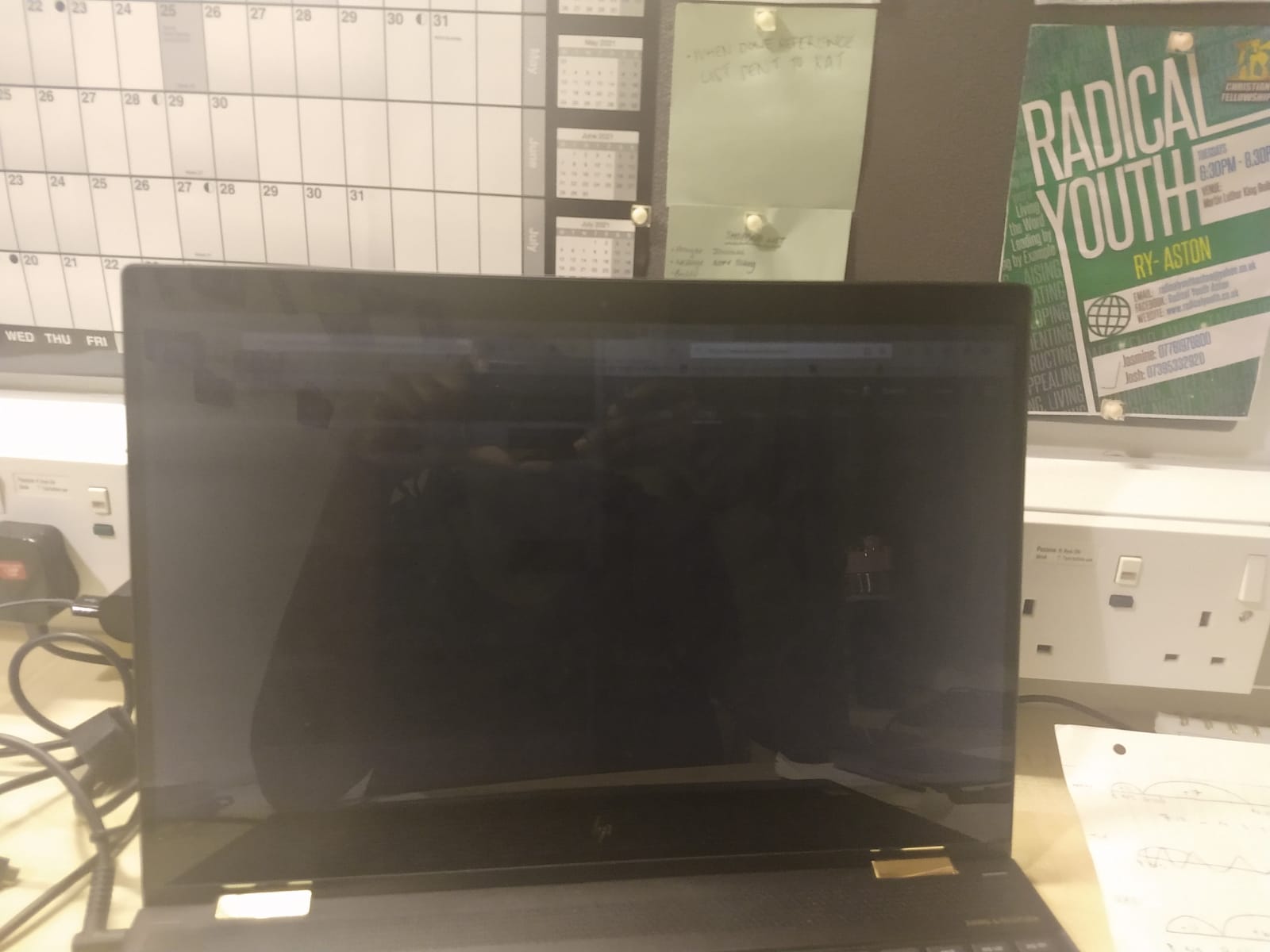 Solved: Screen appears blurry with vertical lines normally. Ocasiona ...