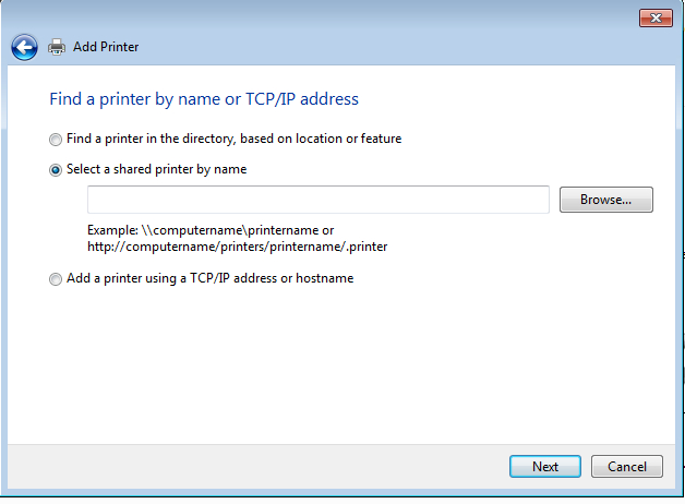Printer Sharing - HP Support Community - 7452479
