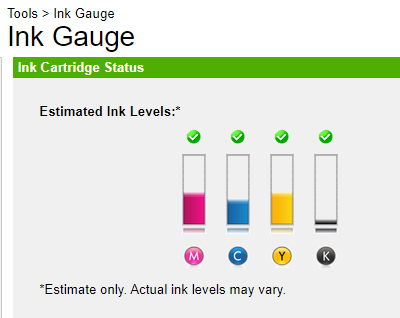 out of ink - HP Support Community - 7466251
