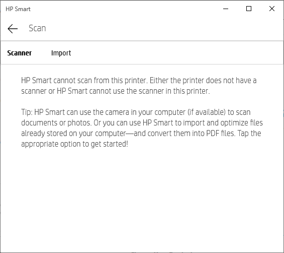 HP Smart on Windows 10 cannot scan using Officejet 4500 - HP Support ...