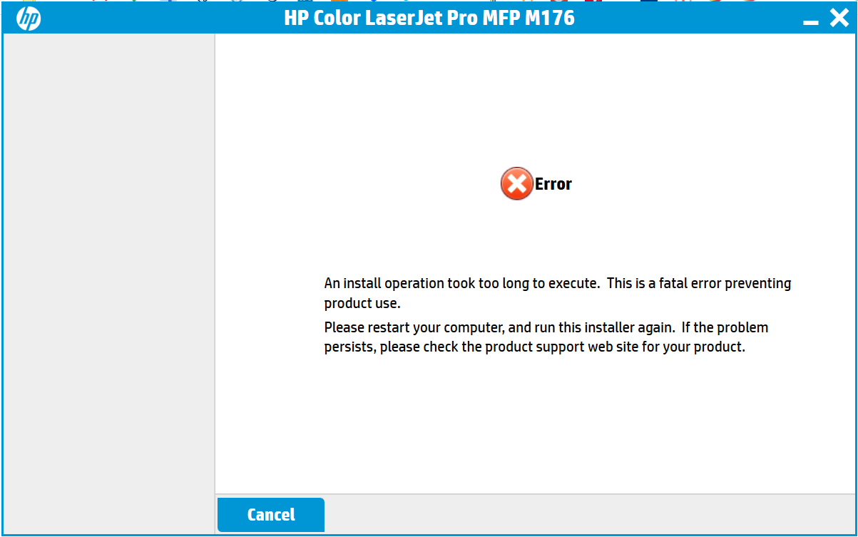 Can't launch HP Smart Install: 7-Zip: Unable to create fold... - HP ...