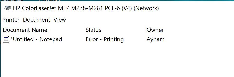Solved: Error code 2753 | MFP M281 - HP Support Community - 7471989