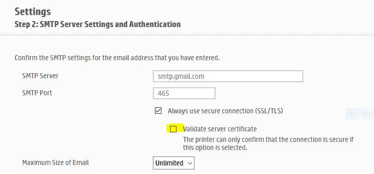 scan to email - HP Support Community - 7491342