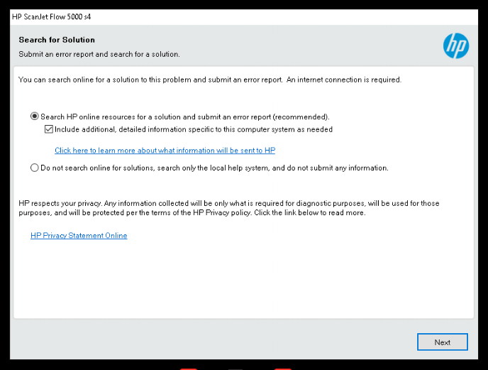Unable to install Scanner - HP Support Community - 7503976