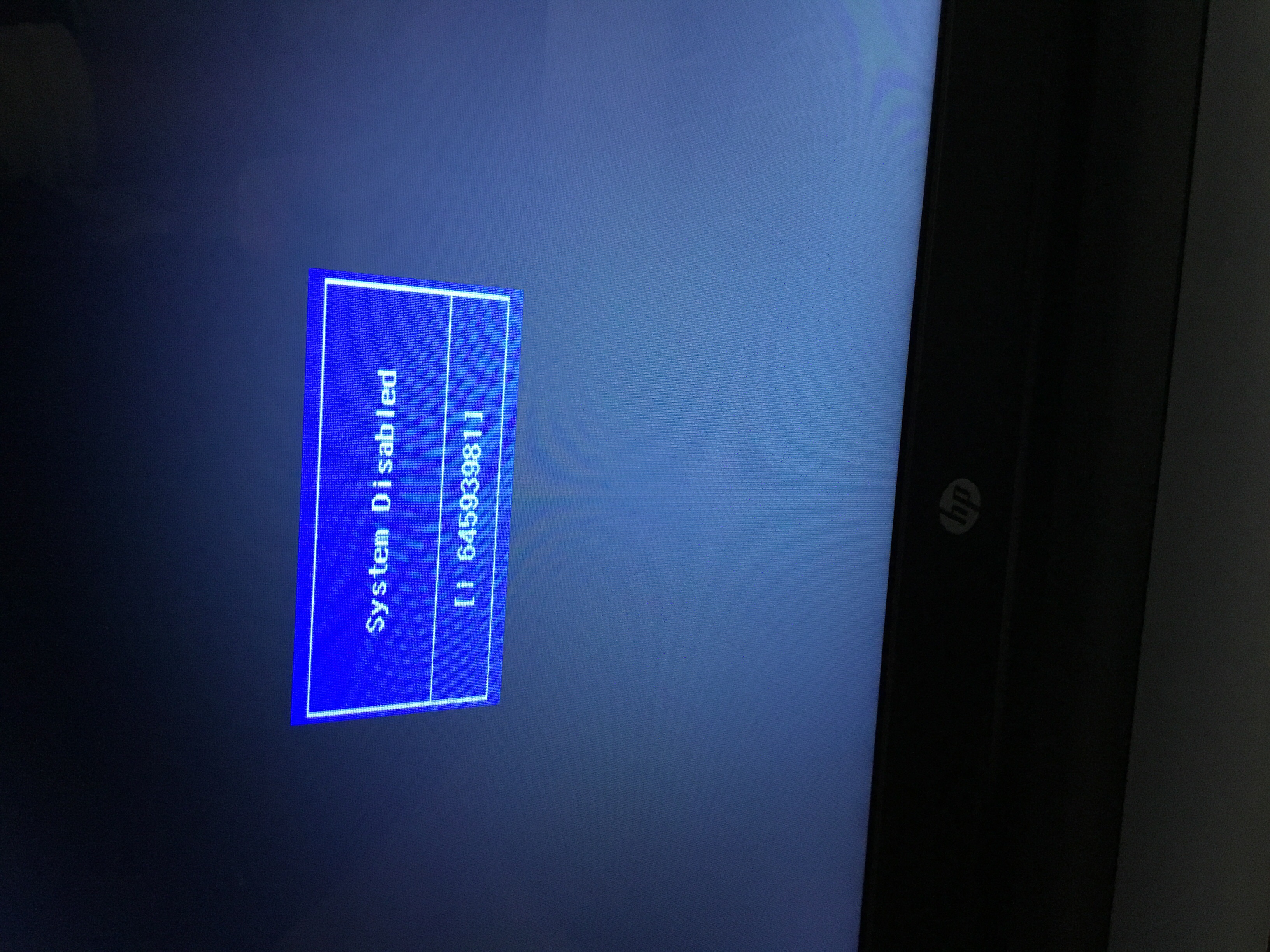Administrador password or power on password - HP Support Community ...