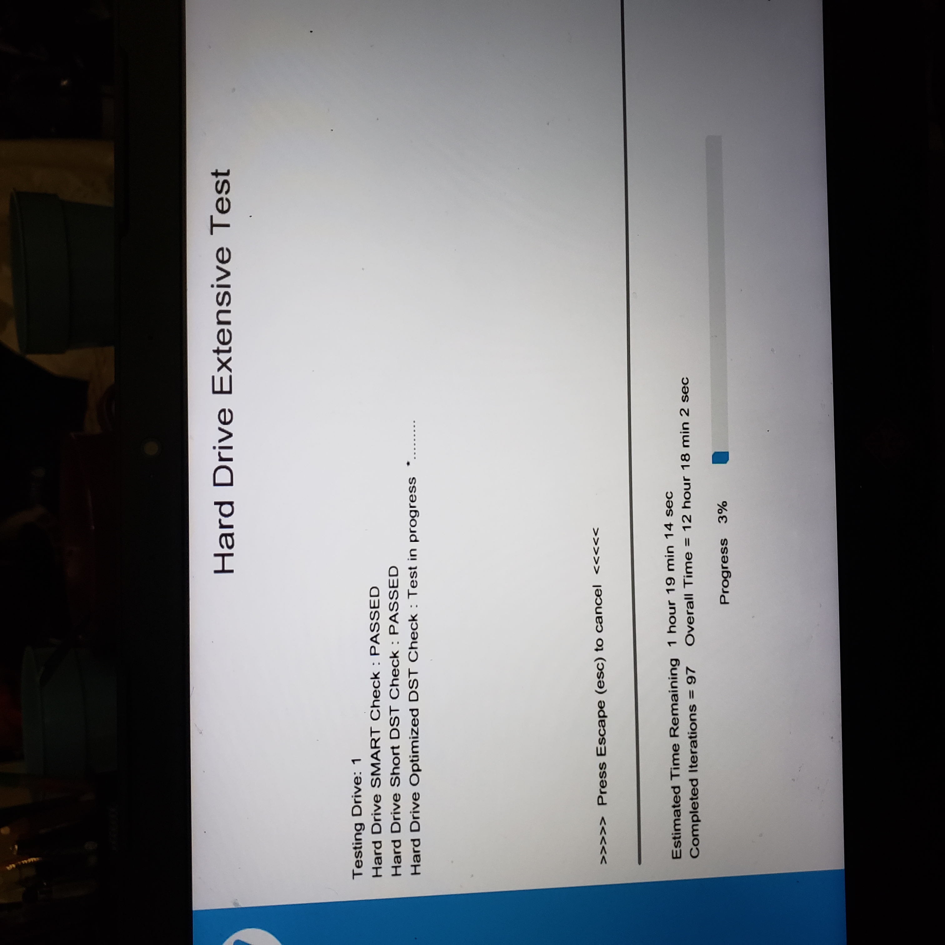 Hard Disk Error - HP Support Community - 7510499