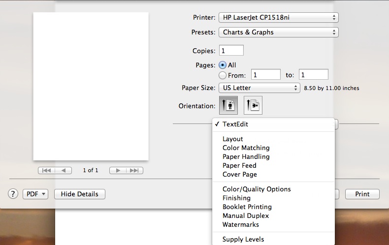 How do you select how to print on HP Color Laserjet CP2025d... - HP ...