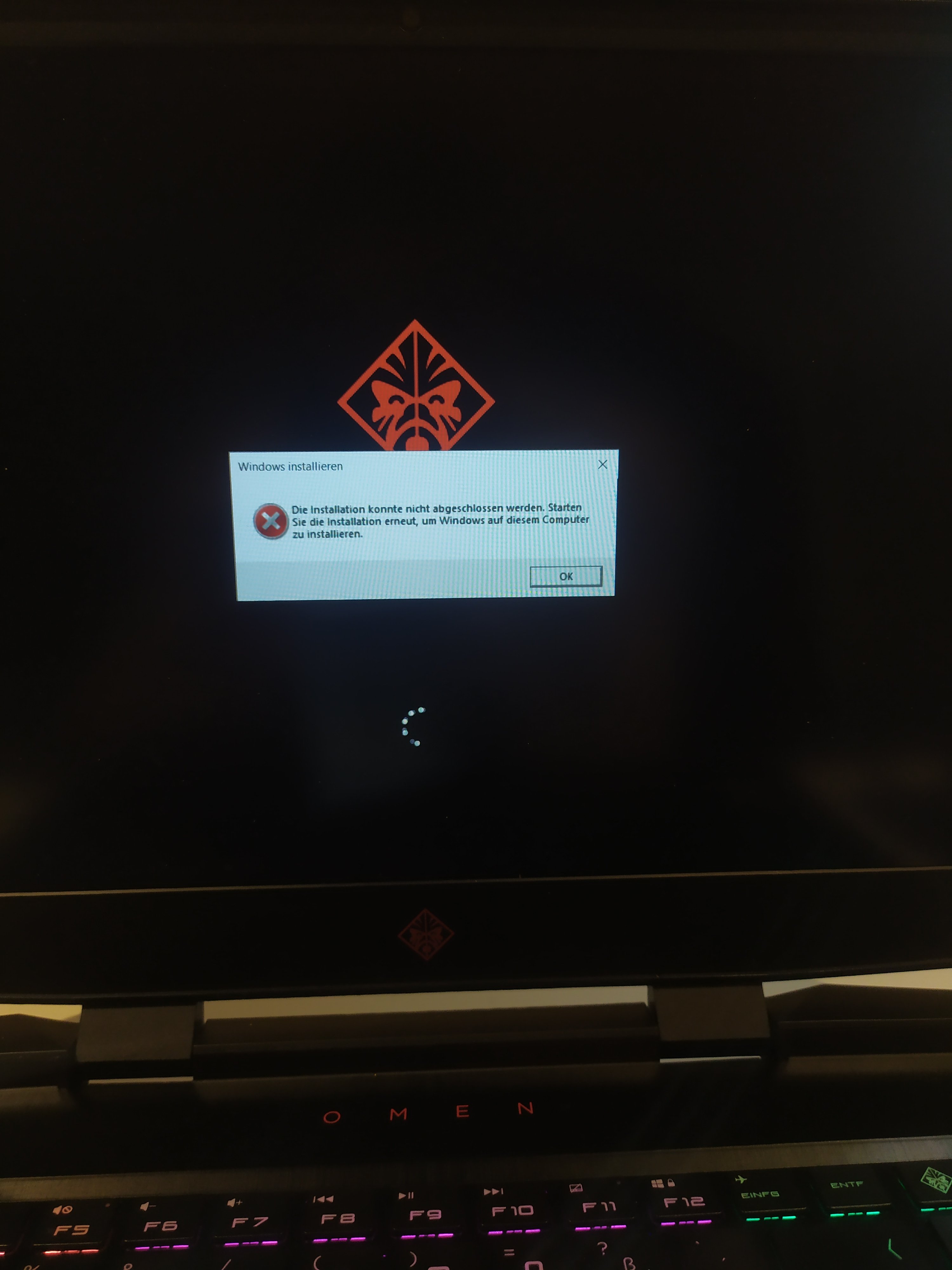 HP Omen 15 Windows cannot be installed - HP Support Community - 7521221