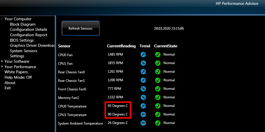 HP Z640 CPU fan does not automatically speedup - HP Support Community ...