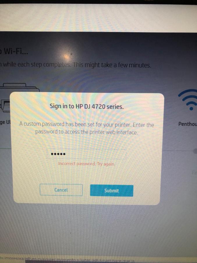I forgot my password from my printer - HP Support Community - 7516642