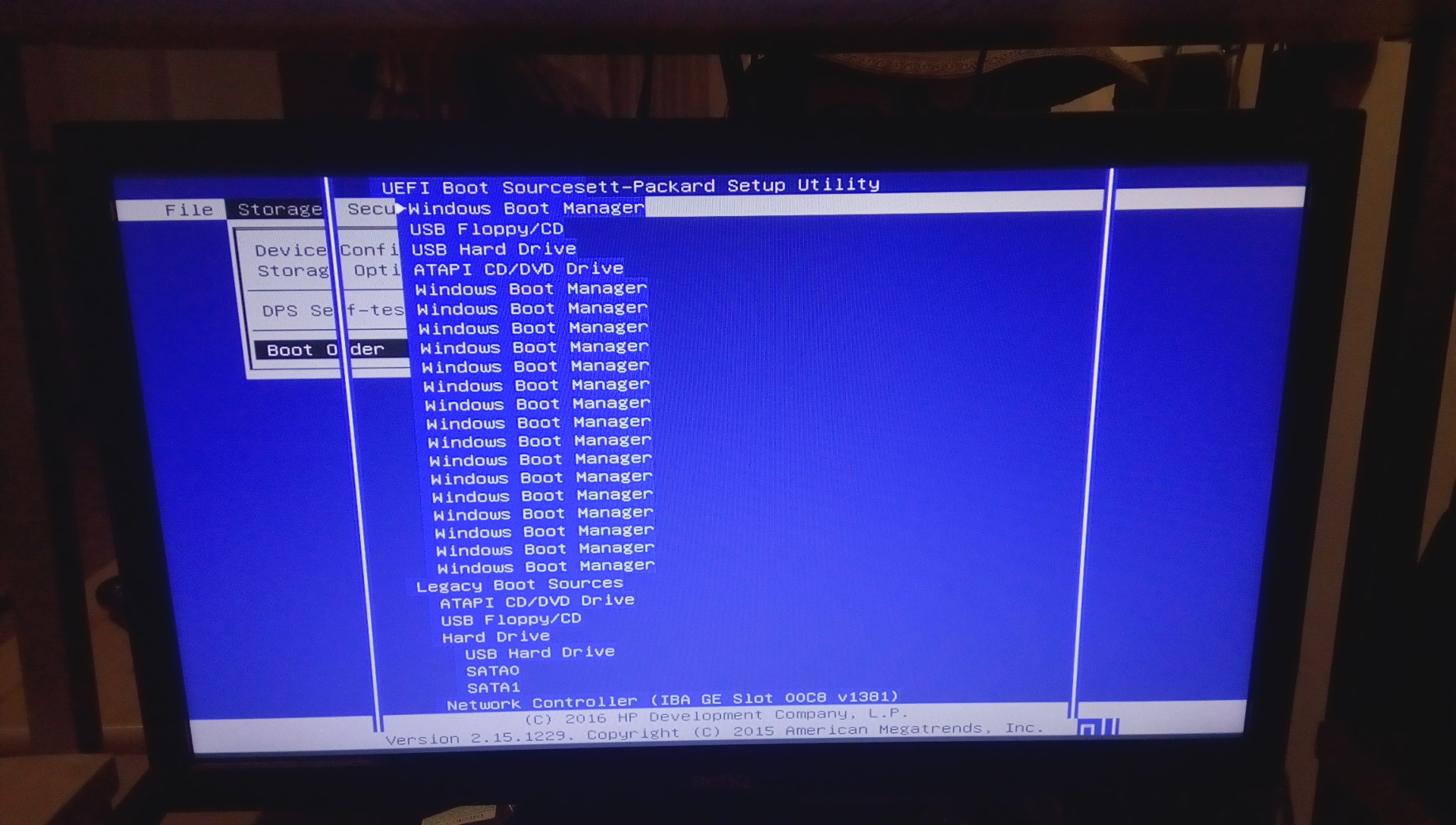 HP 8300 Elite SFF windows Boot Manager - HP Support Community - 7539588