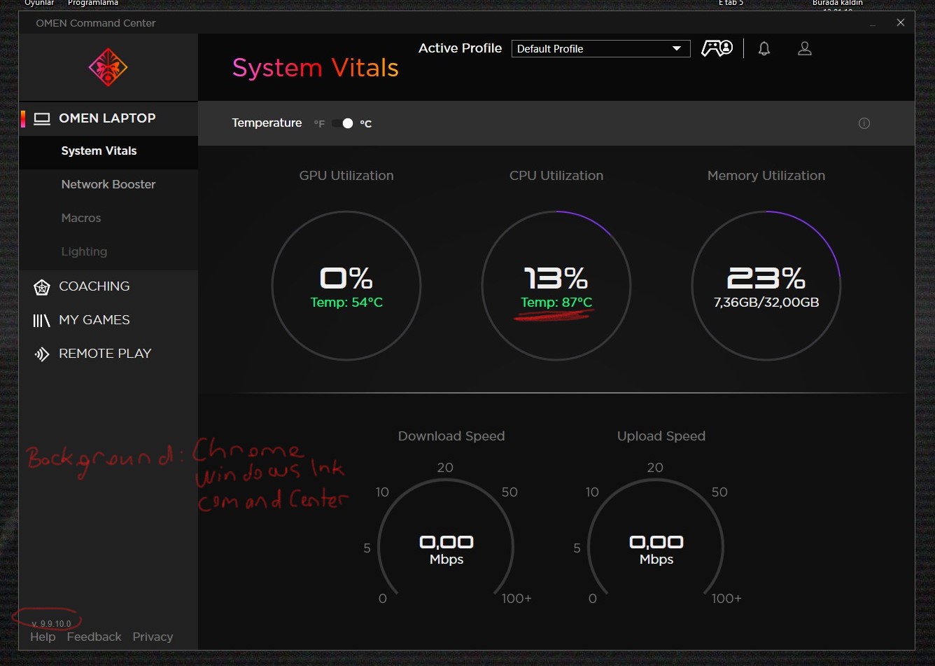 Omen Command Center 9.9.10.0 No fan Control? No Performance ... - HP ...