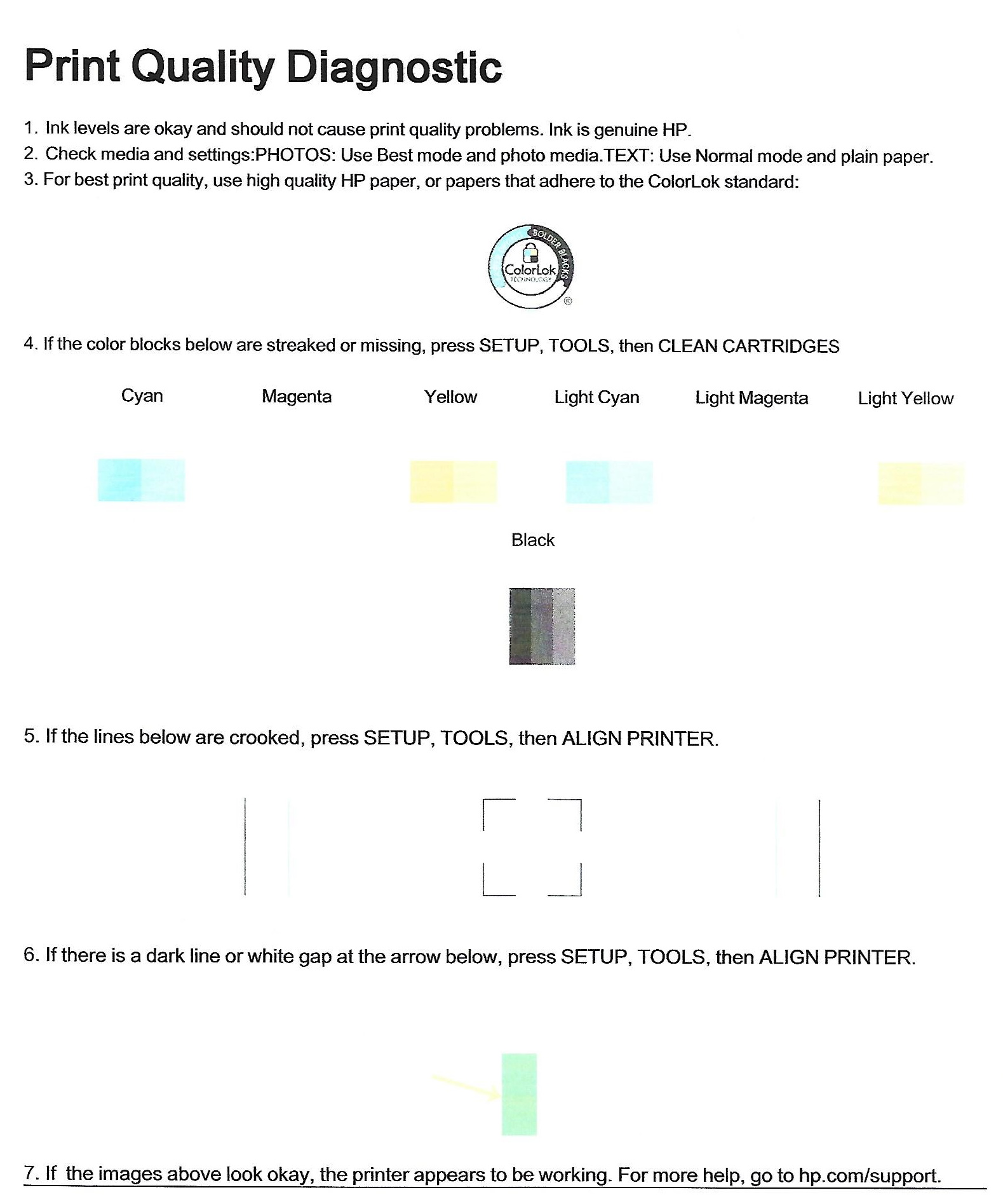OfficeJet 3830 no longer prints the magenta color - HP Support ...