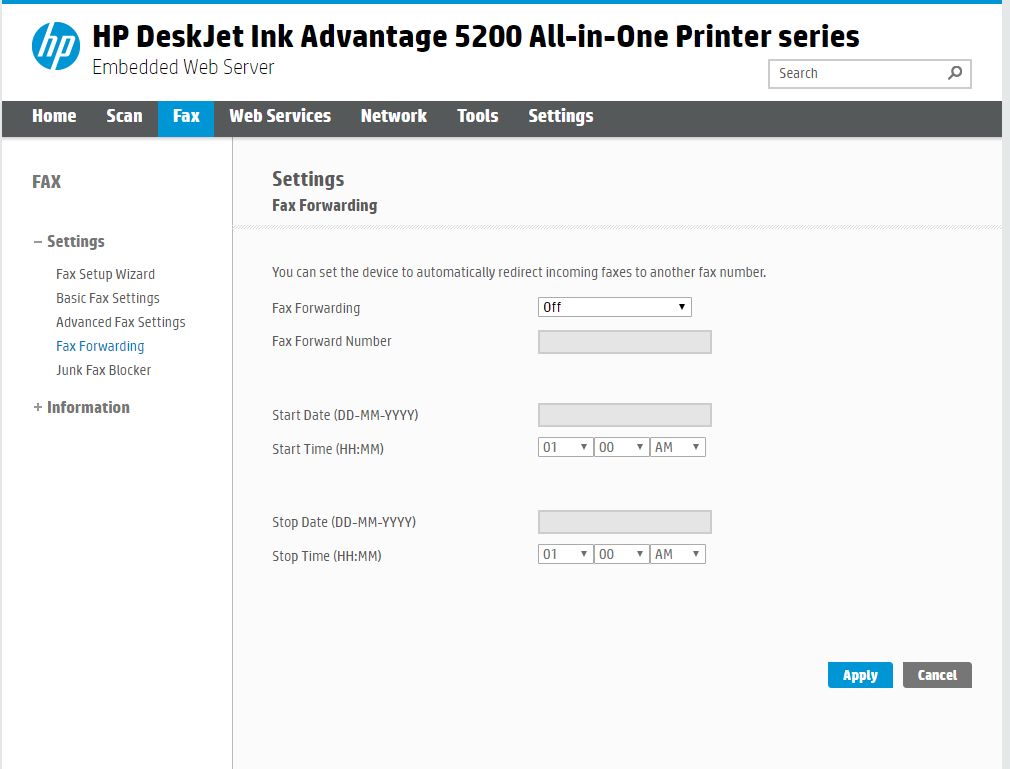 Solved: Digital Fax option disabled on win10 DeskJet 5275 - HP Support ...