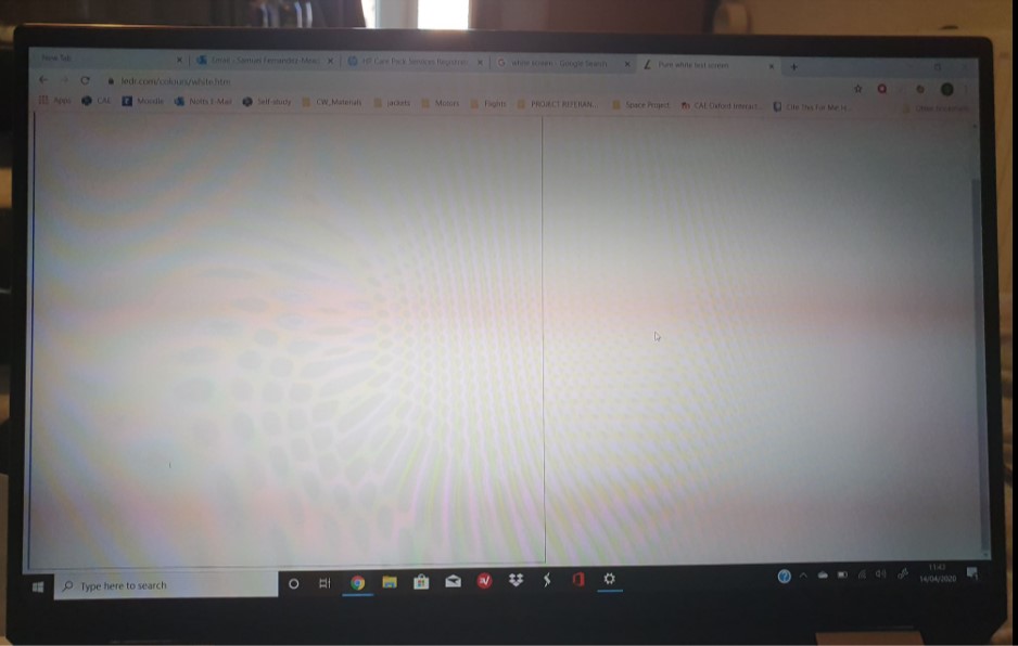 Screen display seems streaky and uneven - HP Support Community - 7551873