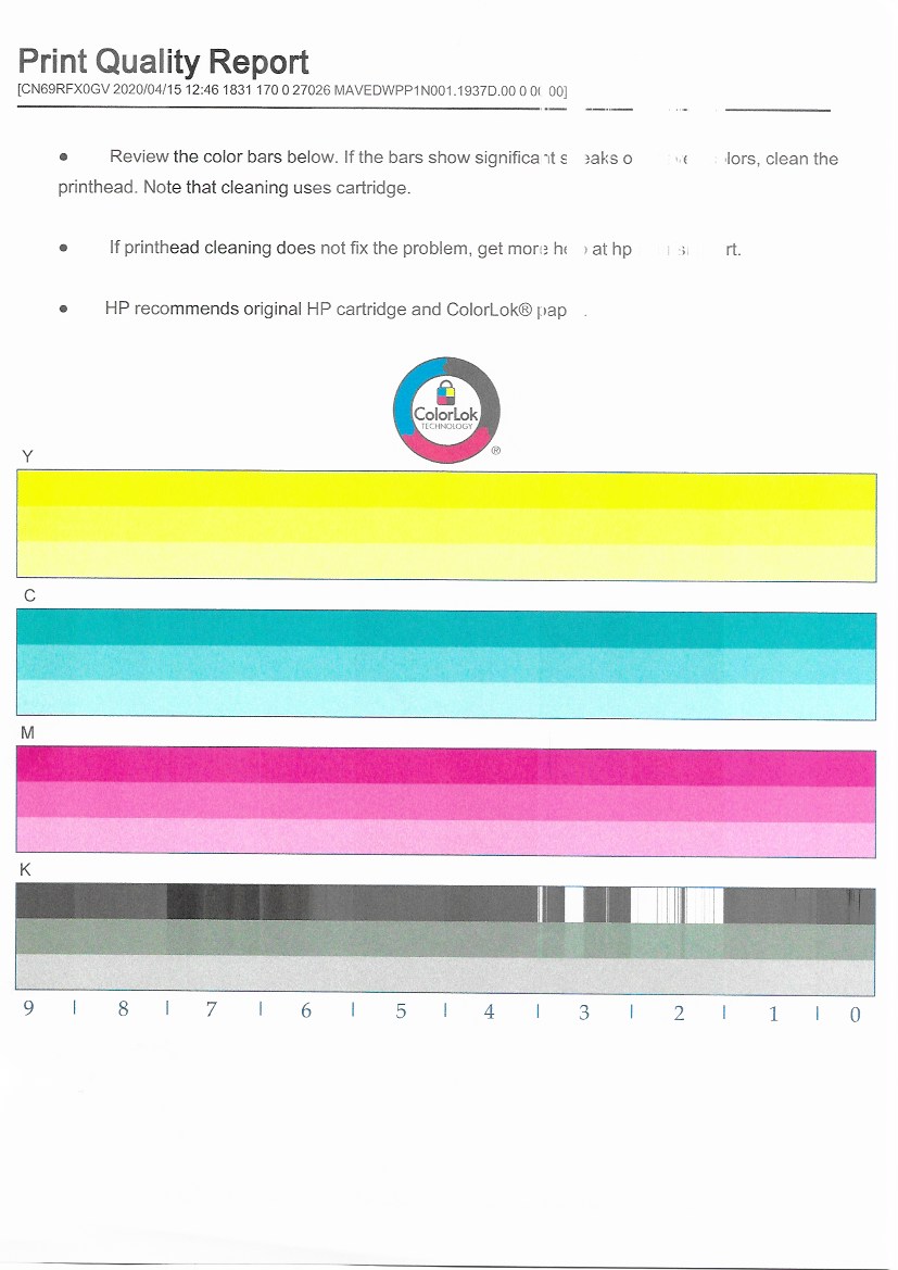 Pagewide 477DW black problems with printing (possibly from 9... - HP ...