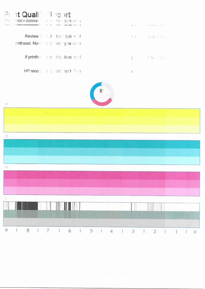 Pagewide 477DW black problems with printing (possibly from 9... - HP ...