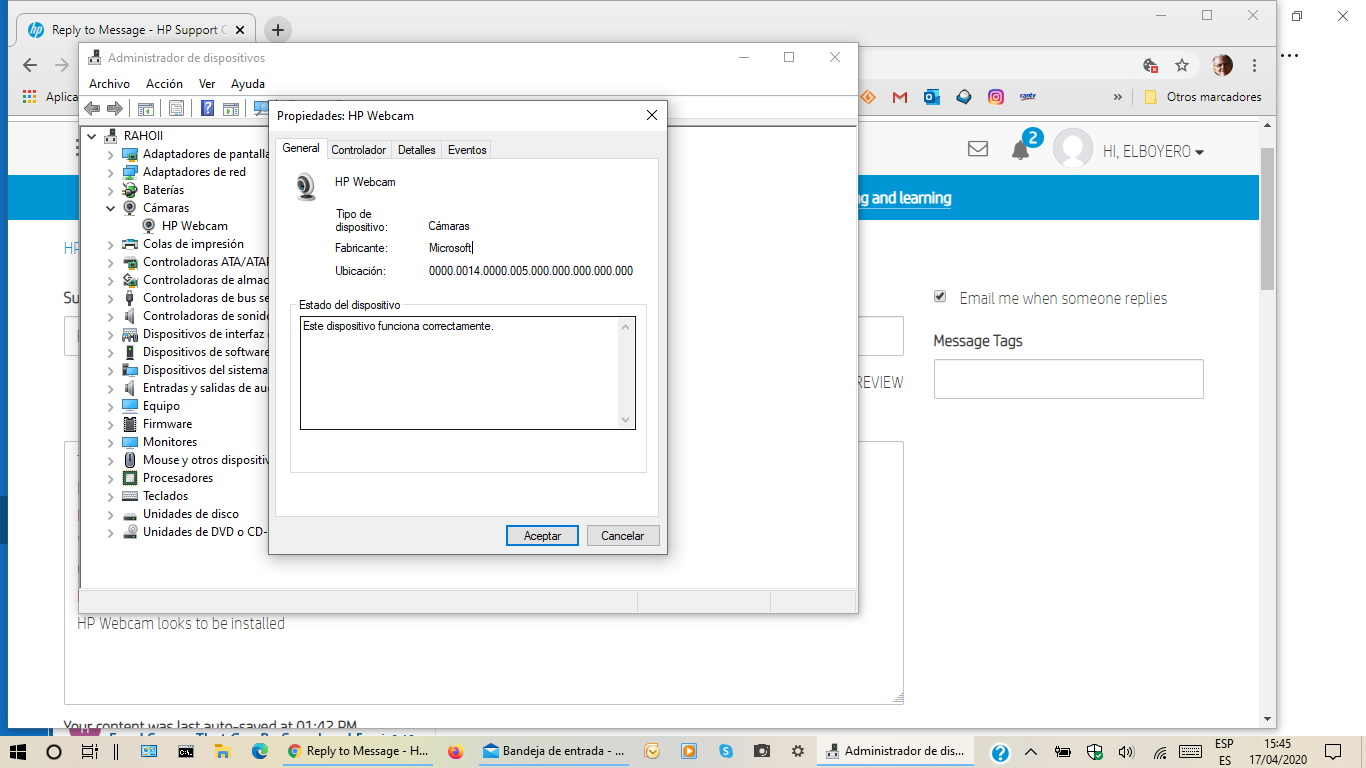 HP Webcam - Page 2 - HP Support Community - 7552183