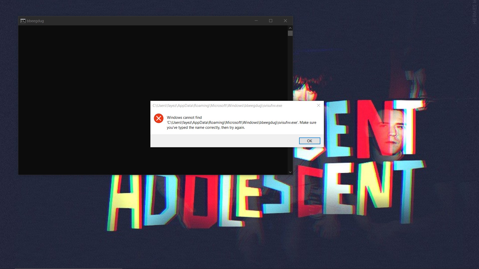 Solved: Error Pop up when turning on the laptop - HP Support Community ...