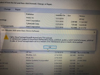 Solved: HP3830 won't print color from laptop - HP Support Community ...