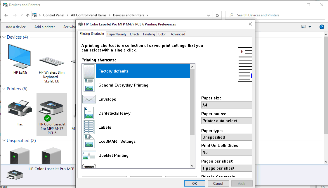 Printing preferences incorrect scale - HP Support Community - 7582636