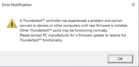 HP Thunderbolt Dock G2 230w: Thunderbolt Software not recogn... - HP ...