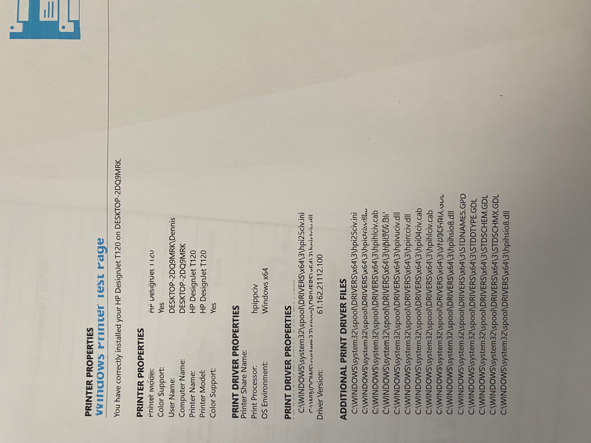 Garbled and illogical text, write double and the words and e... - HP ...