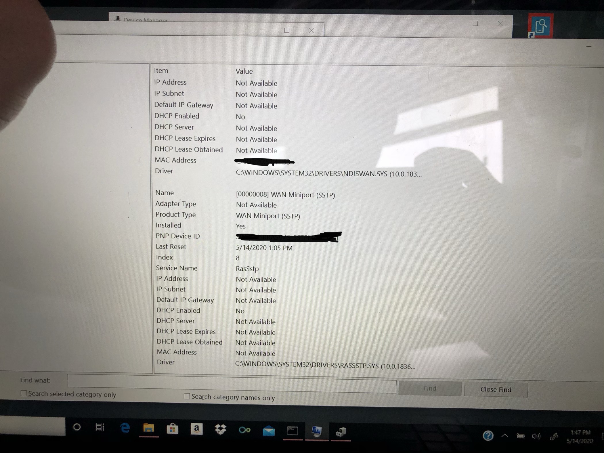 Missing Network Driver/Adapter. - HP Support Community - 7604905