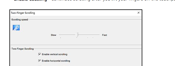 Change touchpad scroll speed - HP Support Community - 7594578