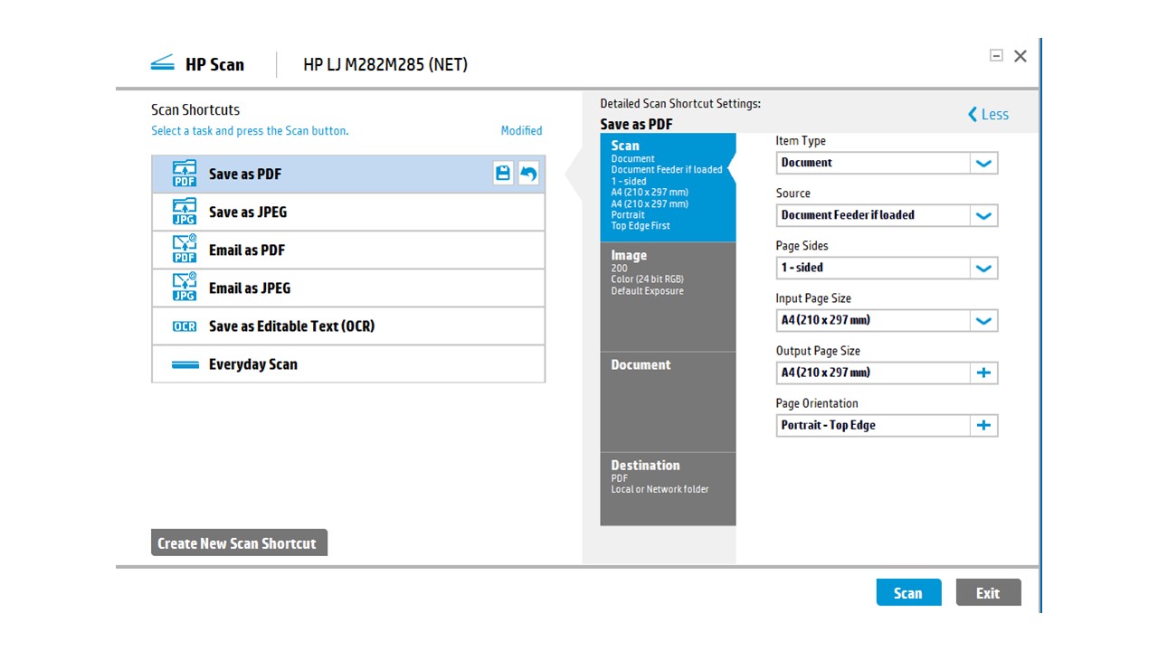 Scanner output size - HP Support Community - 7601127
