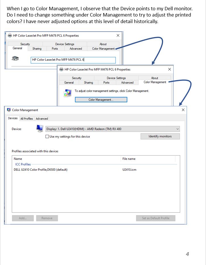 Printer will prints blue instead of purple - HP Support Community - 7600494